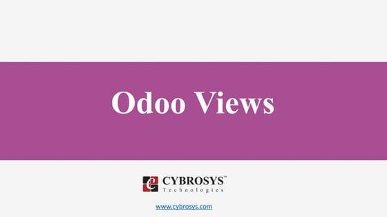 How To Create Dynamic Tree View In Odoo 17 Odoo 17 Slides Ppt