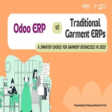 Odoo ERP vs Traditional ERPs: A Smarter Choice for Garment Businesses ...