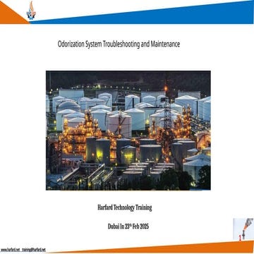 Odorization System Troubleshooting and Maintenance part 1.pptx