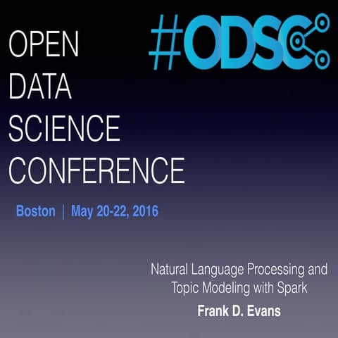 Topic Modeling with Spark | PPT