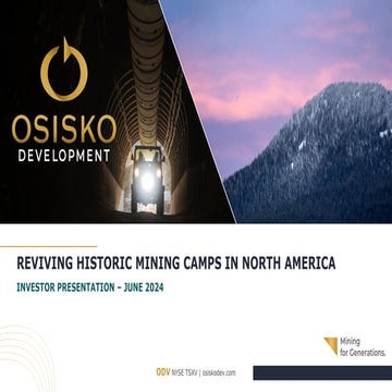 Osisko Development - Investor Presentation - Jan 24 | PDF