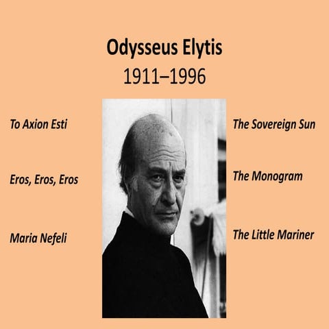 Odysseus Elytis | PPTX