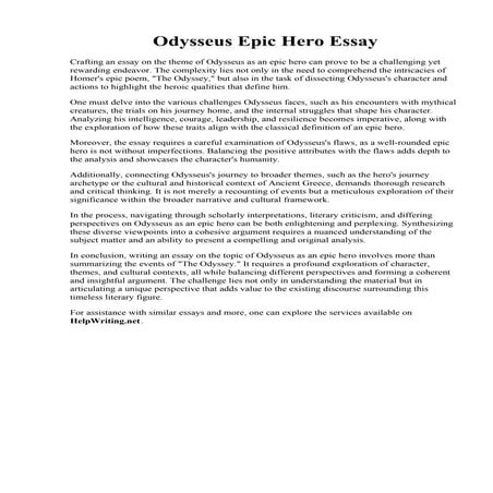 Odysseus Epic Hero Essay.pdf