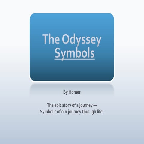 Odyssey 03—symbols | PPT