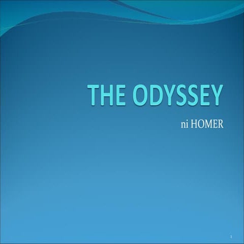 ODYSSEY | PPT
