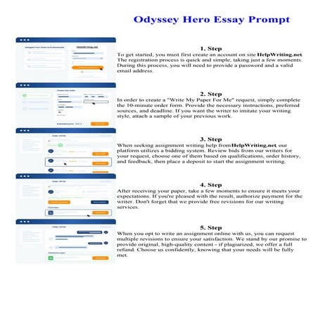 Odyssey Hero Essay Prompt. Online assignment writing service. | PDF