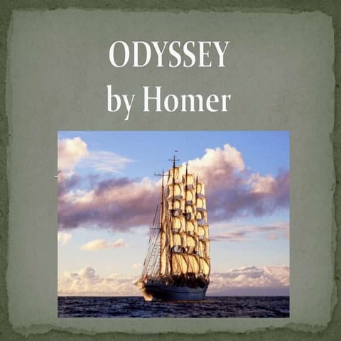 Odyssey by Homer - POLAND | PPTX