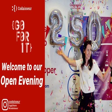 Open Evening Codaisseur September 2019 Coding School Amsterdam | PPT