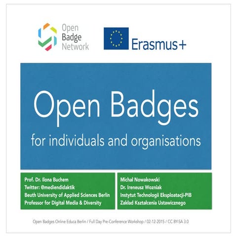 Open Badges for Individuals and Organisations | PDF | Technology ...