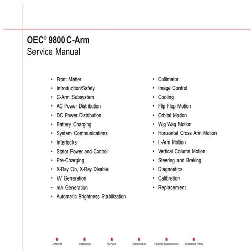 OEC - 9800 C-Arm service manual.pdf