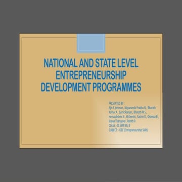 Entrepreneurship skills Presentation ESS | PPTX | Small and Medium ...