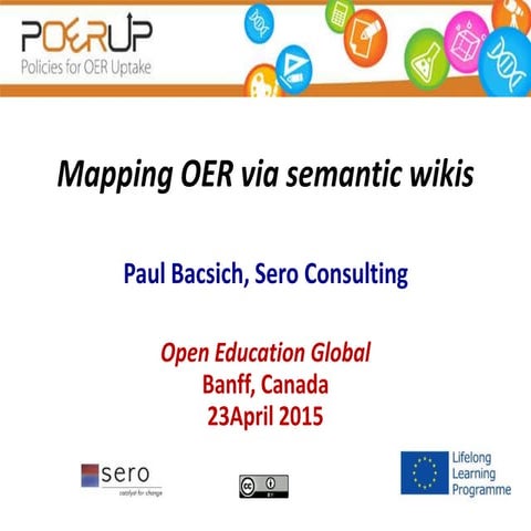 Mapping OER using Semantic Wikis | PPTX