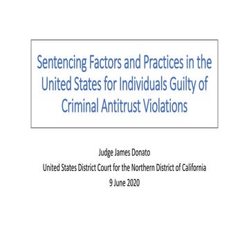 OECD cartel-criminalisation-Hon. James Donato-June20 | PDF | Crime ...