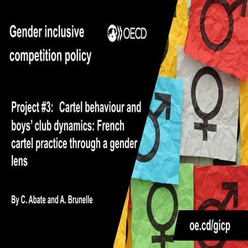 OECD Gender inclusive competition policy – Key findings from C. Abate ...