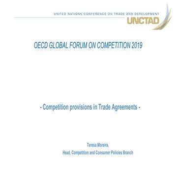 Competition provisions in trade agreements – UNCTAD – December 2019 ...