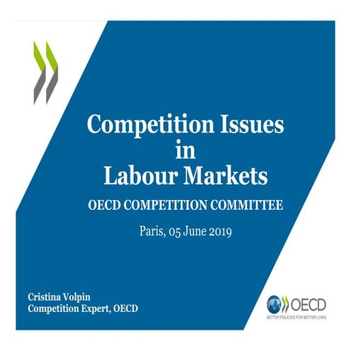 Competition Concerns in Labour Markets – OECD – June 2019 OECD ...