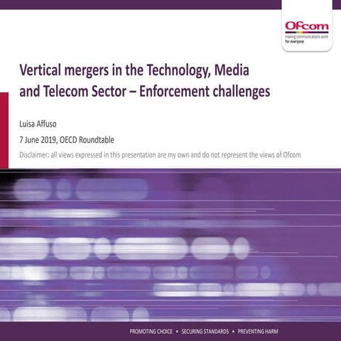 Vertical mergers in the technology, media and telecom sector – AFFUSO ...
