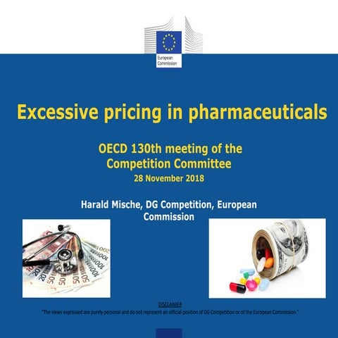 Pharmaceuticals – EU – November 2018 OECD discussion | PDF