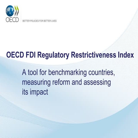 OECD FDI Regulatory Restrictiveness Index | PDF
