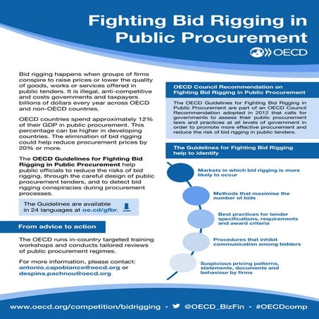 OECD work on Fighting Bid Rigging in Public Procurement Flyer | PDF