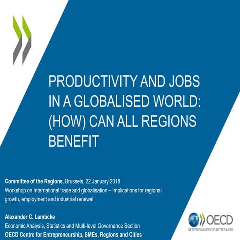 OECD Regions and Cities at a Glance 2018 - Overview | PPTX