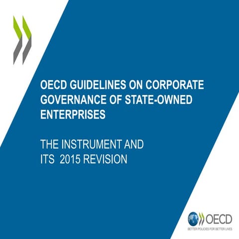 OECD Guidelines on Corporate Governance of State-Owned Enterprises | PPTX