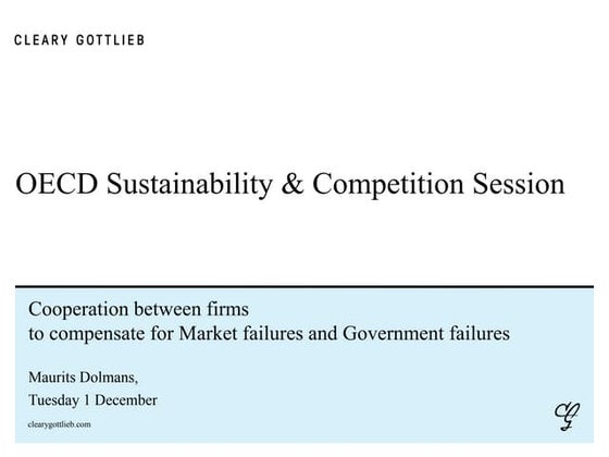 Sustainability and Competition – Maarten Pieter Schinkel– December 2020 ...