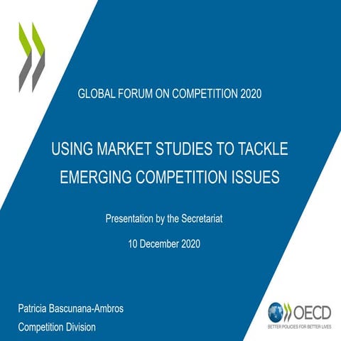 Using market studies to tackle emerging competition issues – OECD ...