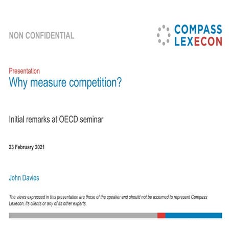 Methodologies to measure market competition – John Davies – Feb 2021 ...