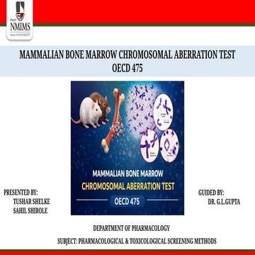 Oced 473 chromosomal aberration | PPTX