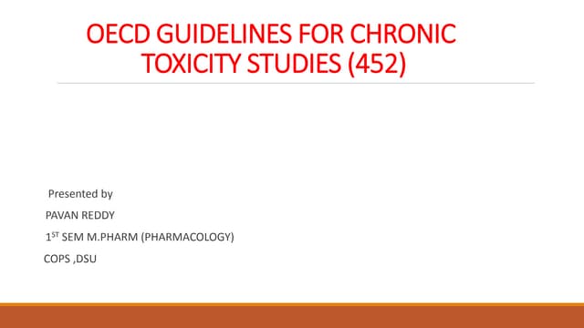 Oecd acute,subacte, sub chronic dermal toxicity studies(402, 410, 411 ...