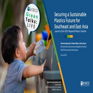OECD Green Talks LIVE | Securing a sustainable plastics future for ...