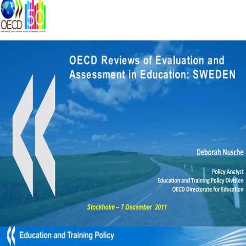 OECD Reviews of Evaluation and Assessment in Education: SWEDEN ...