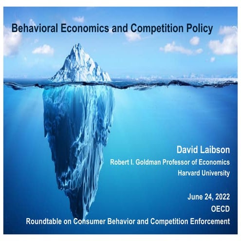 Integrating Consumer Behaviour Insights in Competition Enforcement ...