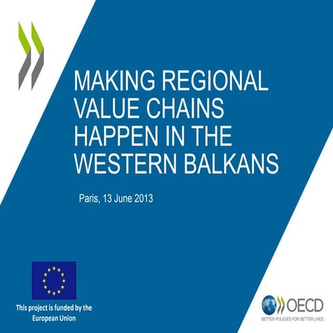 Making regional value chains happen in the Western Balkans | PPTX ...