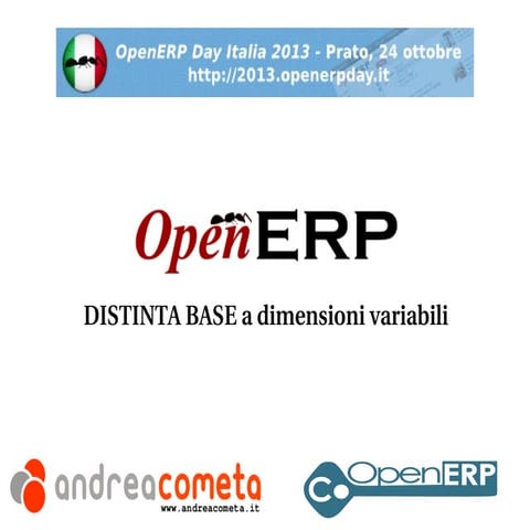 Distinta base a dimensioni variabili | PPT