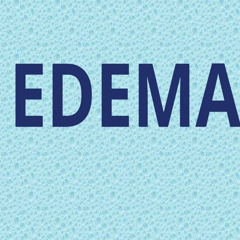 Edema | PPTX
