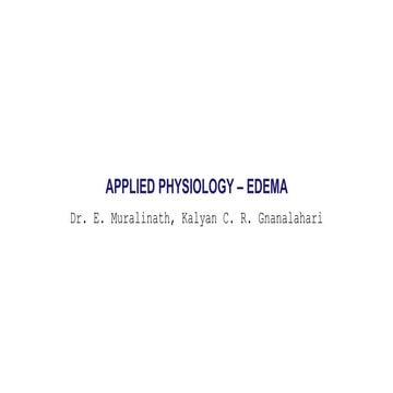 Edema | PPT