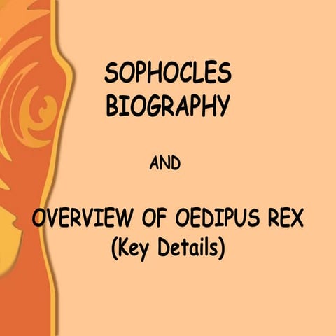 Oedipus the King Introduction Powerpoint | PPT