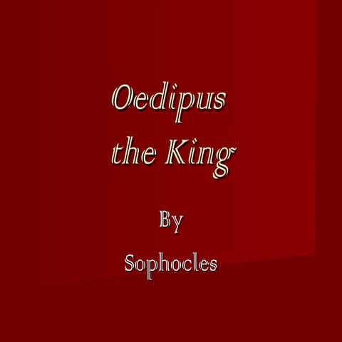 Oedipus intro | PPT