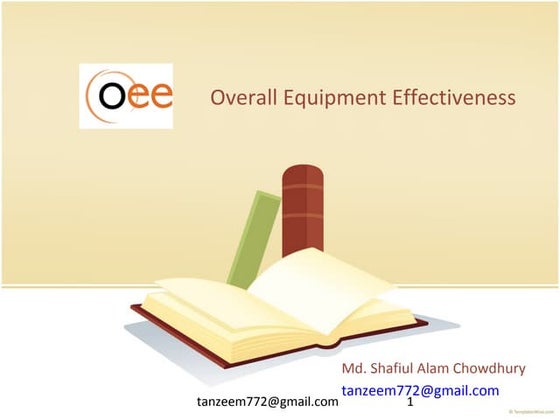 Oee (overall equipment effectifness) | PPTX