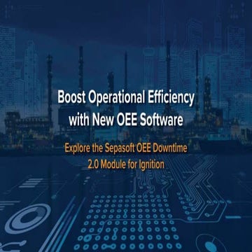 Boost Operational Efficiency With New Oee Software Ppt