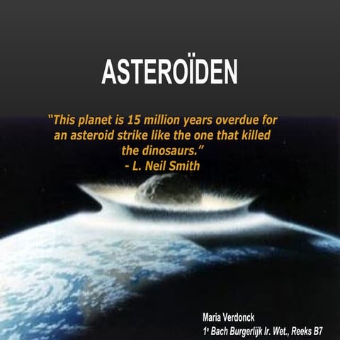 Presentation Asteroids | PPTX
