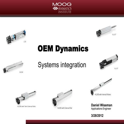 Moog Animatics Linear Actuators | PPTX