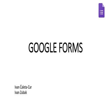 Google Forms | PPTX