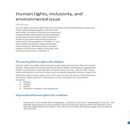 Grade 12 Term 3 Business Studies | DOCX | Debated Sensitive Social ...