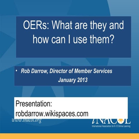 OER: What are they and how can I use them? | PPT