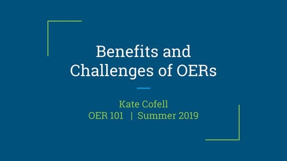 Benefits and Challenges of OER by Shweta Babel.pptx