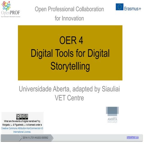 Digital Tools for Digital Storytelling | PPT