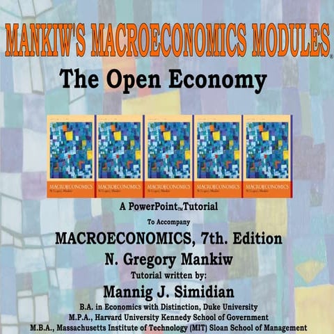 Oer 8 the open economy | PPTX